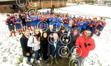 19872396-COLIN HORNE 17. 12. 11 QEGS Headmaster Simon Corns with Ruth ...