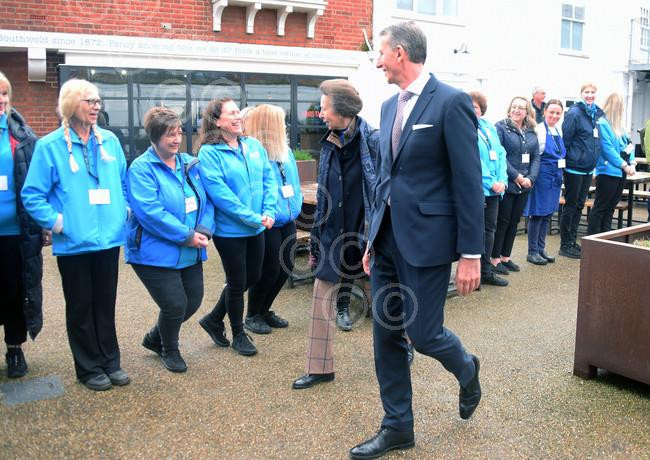 39689044-Princess Anne meets some of the Adnams Brewery staff at ...
