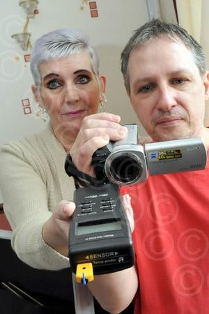 34372034-Ghost hunting couple , Jacque Duncalf: and David Harazny ...