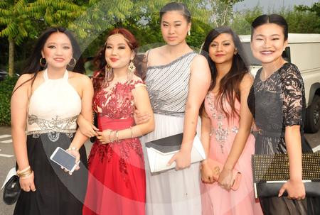 28147072-Churchfields Academy Prom held at Hilton Hotel. Pictured: LEFT ...