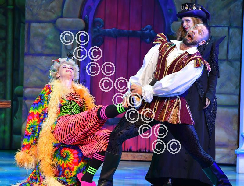 39906284-John Whaite as Dandini with Samantha Giles as The Wicked ...
