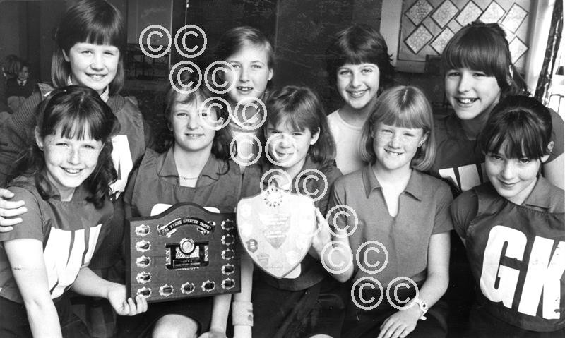 39926433-Mynydd Isa Primary School netball team, winners of the Clwyd ...