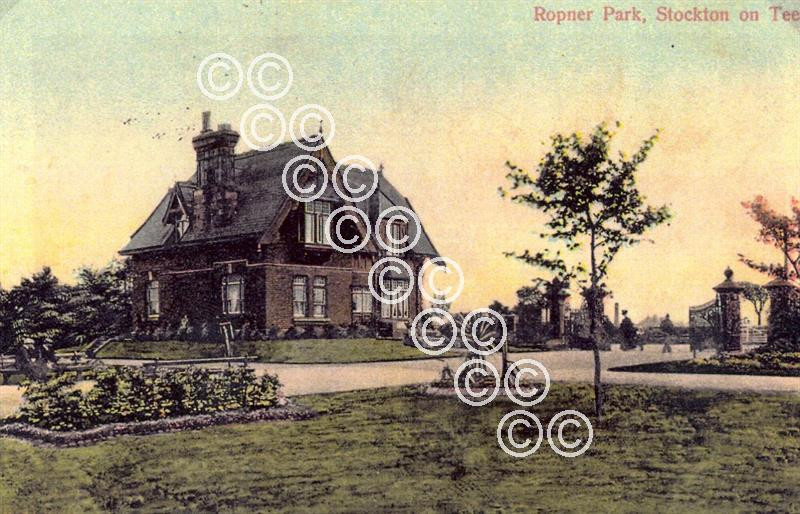 39940020-Ropner Park in Stockton. The park entrance as it looked 100 ...