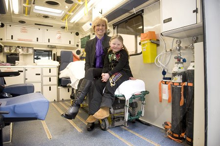 14029338-Alison McRae (left) wife of the late Scottish Rallying legend ...
