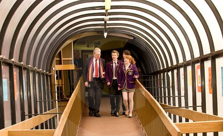 14695833-Education Minister Mike Russell visits his old school, Marr ...