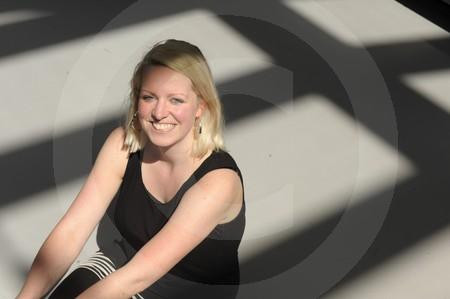 27779149-Jill Kirkham, Textile designer photographed at The Hub ...