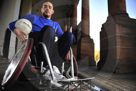 18985065-Photo Jamie Simpson. Wheelchair Rugby aka Murderball team GB ...