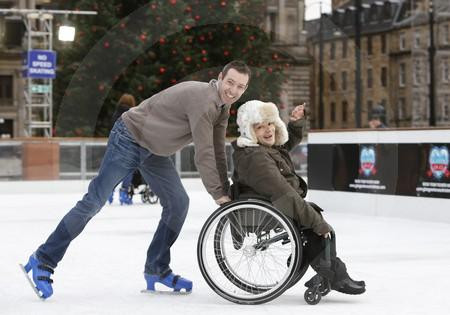 26517593-Accessible skate sessions at Glasgow on Ice, which take place ...