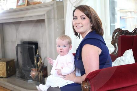 22146466-The Dougan Family, Peter, Nichola, son Nathaniel with Scarlett ...