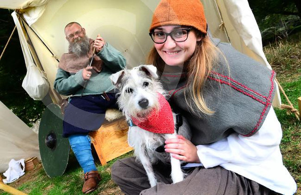 39584291-Vikings At The Abbey ; Glastonbury Abbey ; Steve Macey, and ...