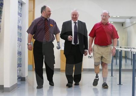 27406418-Health Secretary, Alex Neil MSP, centre, visit to the national ...