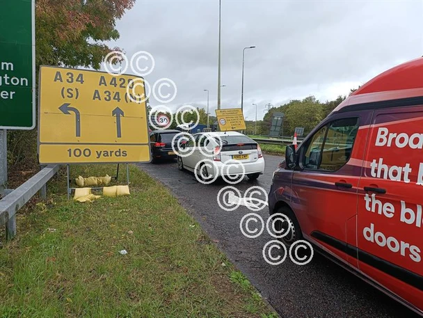 39878998-Botley interchange roadworks. Picture by Ben Hardy 447029517 ...
