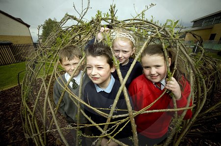 14722503-A sculpture of a giant spider made out of willow has been ...