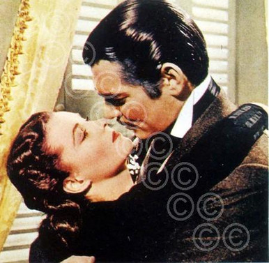 39430647-Vivien Leigh and co-star Clark Gable in their famous clinch in ...