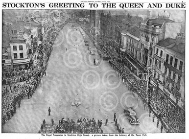 39431963-A bird’s eye view of a Royal visit: June 4, 1956, a Northern ...
