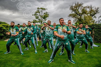 39587714-The Cook Islands Rugby League World Cup team welcomed at ...