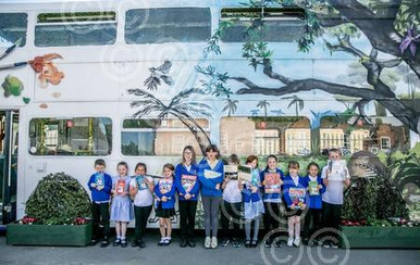 39489541-Bloemfontein Primary School has turned a double decker bus ...