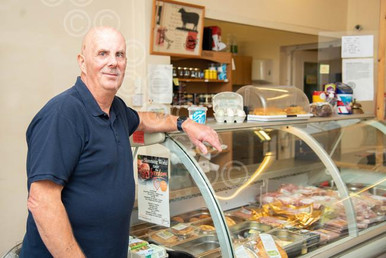 39575477-Rodney Row owner of the Sausage Shop in Trimley in St Martin ...