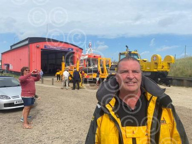 39082702-Paul Garrod, chairman and crew member at Caister Lifeboat ...