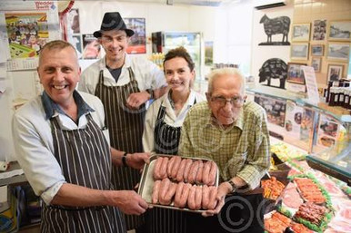 39080846-John Graves, right, 82, with his family celebrating the 75th ...