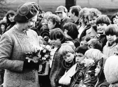 39458363-The Queen at RAF Marham, 1984. Picture: Archant Library ...
