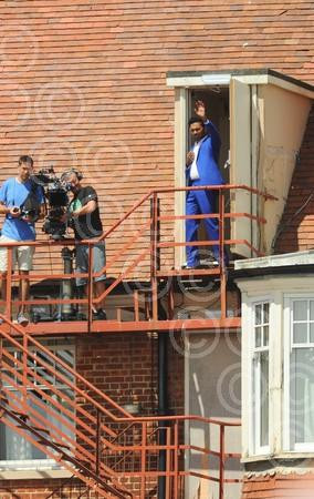 39454015-Actor Hamesh Patel as Jack the singer in action during filming ...