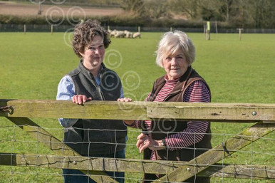 39688555-Kerry Gibb and her daughter Suzannah Long share a flock of ...