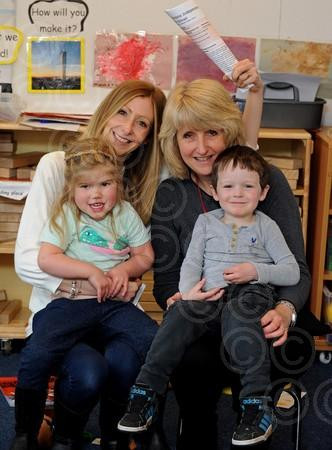 33172141-Ashdene Ofsted. Pictured are Sarah Campbell with Lynn Atkinson ...