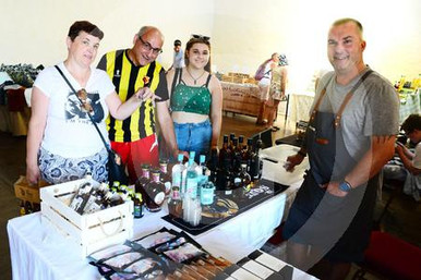 39542828-Delicious Dunster, Tithe Barn, Dunster ; Denise and Barry ...