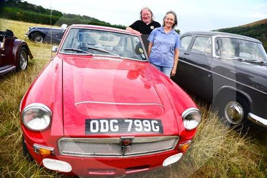 39544709-Tony and Lesley Creed with their MG C - Newsquest | Newsprints