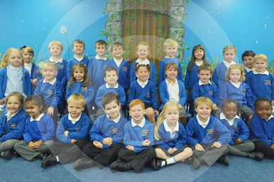 28926978-Thomas Kelsey 02 10 14 Abbey Meads Primary First day at School ...