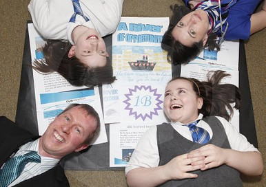 14205512-Pictures Mark Gibson Herald &Times Amy McAleer 12 and Leanne ...