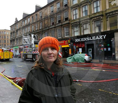 16972442-Aftermath of fire in flats at 451 Sauchiehall street. Ariki ...