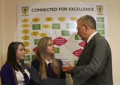 21154114-Education Secretary Michael Russell MSP visits Saint Peter the ...