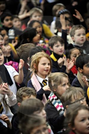 23727219-Photo Jamie Simpson. Pupils at Battlefield Primary School ...