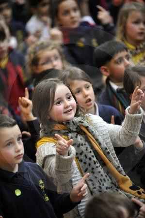 23727220-Photo Jamie Simpson. Pupils at Battlefield Primary School ...