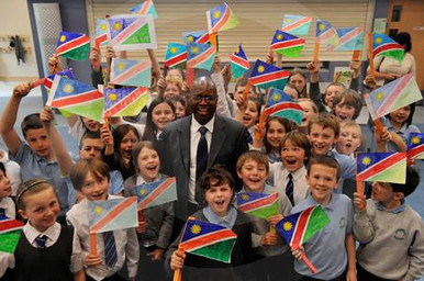 20960419-Picture Nick Ponty The high commissioner of Namibia visits ...