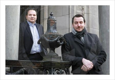 26893798-Mario Gizzi and tony Conetta beard owners of Barolo in Glasgow ...