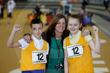 27540064-Glasgow Youth Games at Emirates arena Pictured Deputy head ...