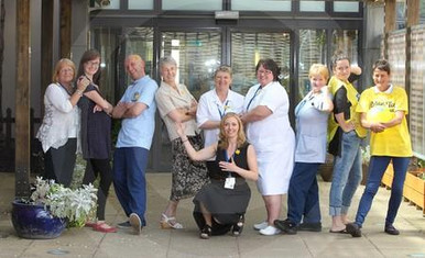 25319179-Marie Curie Hospice Cat Walk 10 Charity Fundraiser. Pictured L ...