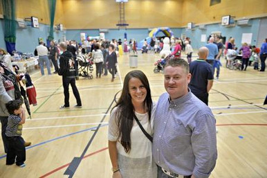 28353365-KILMARNOCK, SCOTLAND - AUGUST 10: Parents Gavin and Stacey ...