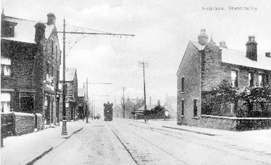 5614315-Old archive pictures showing general views of Bramley ...