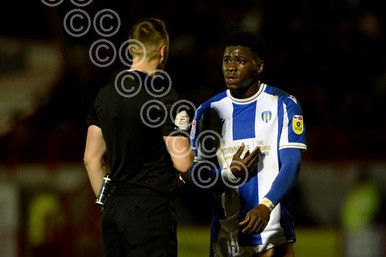 39701701-Samson Tovide of Colchester United - Crawley Town vs ...