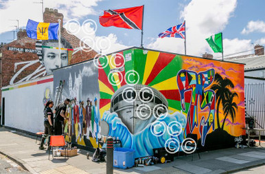 39808153-The 75th anniversary of Windrush celebrated with a mural from ...
