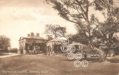 39839572-A 1919 postcard showing Rokeby Hall, where the grounds ...