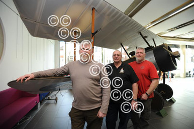 39851410-L-R Anthony Abery, Ken Harmer and Edwin Abery who built and ...