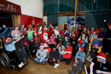 26674219-Linburn Academy GHA Committee Christmas Party Pictured Santa ...