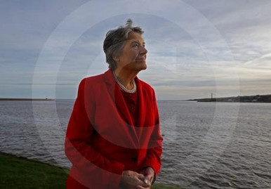 26684165-Patti Lomax at her home in Berwick-upon-Tweed. Her late ...