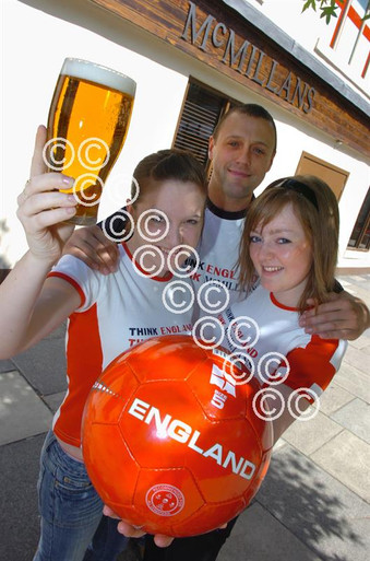 39860841-MCMillans staff prepare for the world cup with, from left ...