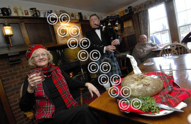 39866050-Piping in of The haggis at the Angel Inn, Larling's annual ...